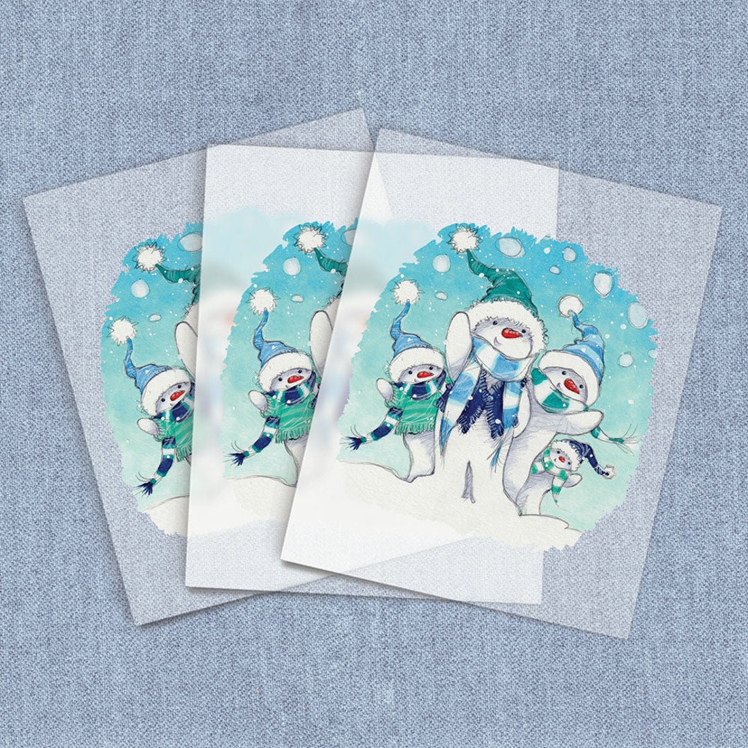 Snow Friends DTF Heat Transfer, Seasonal Iron-on Transfer, Direct-to ...