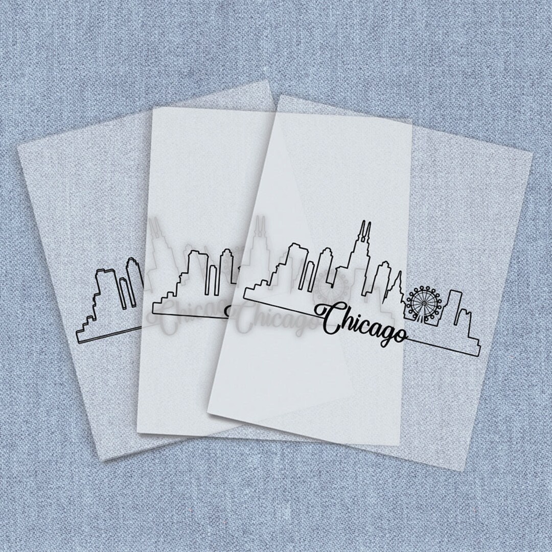 Chicago Outlines - Etsy