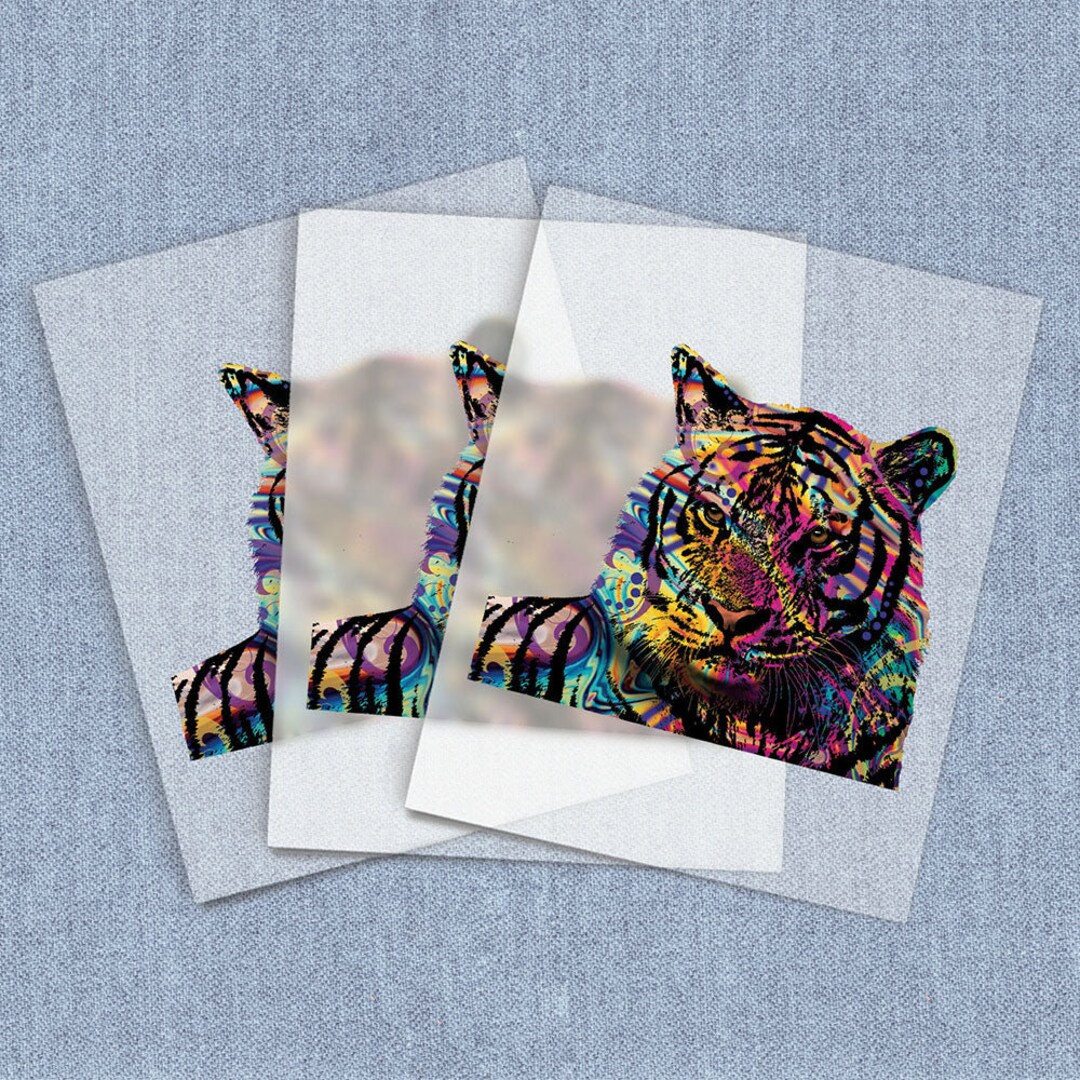 Siberian Tiger Direct-to-film Transfers, Animal DTF Heat Transfer, Iron ...