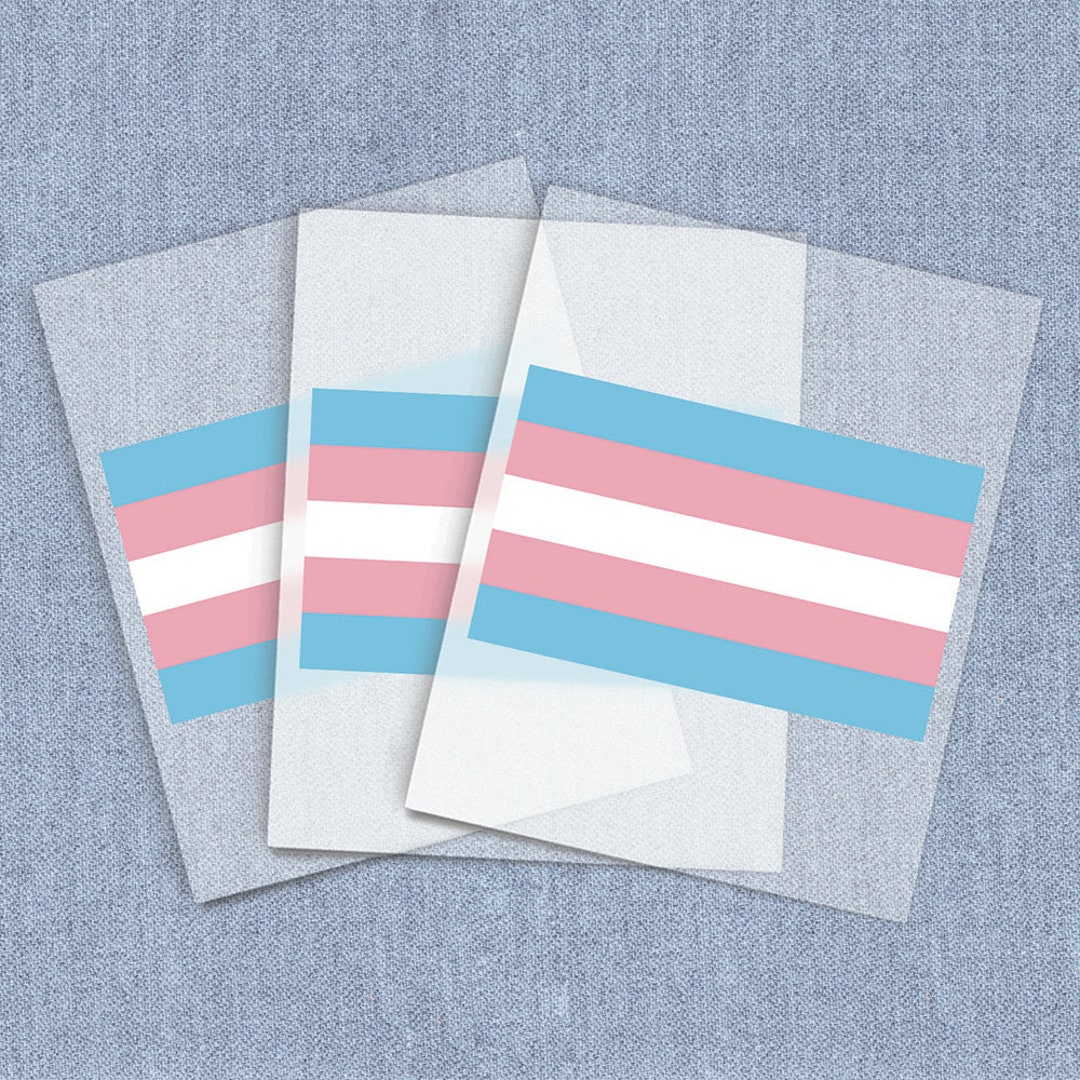 Pride DTF Heat Transfer, Trans Flag Direct-to-film Iron-on Transfer ...