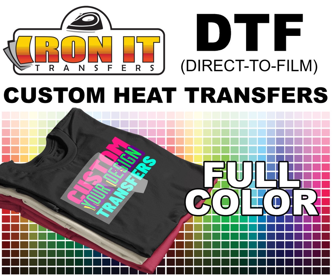 Individual Custom DTF Transfers by Size - Etsy