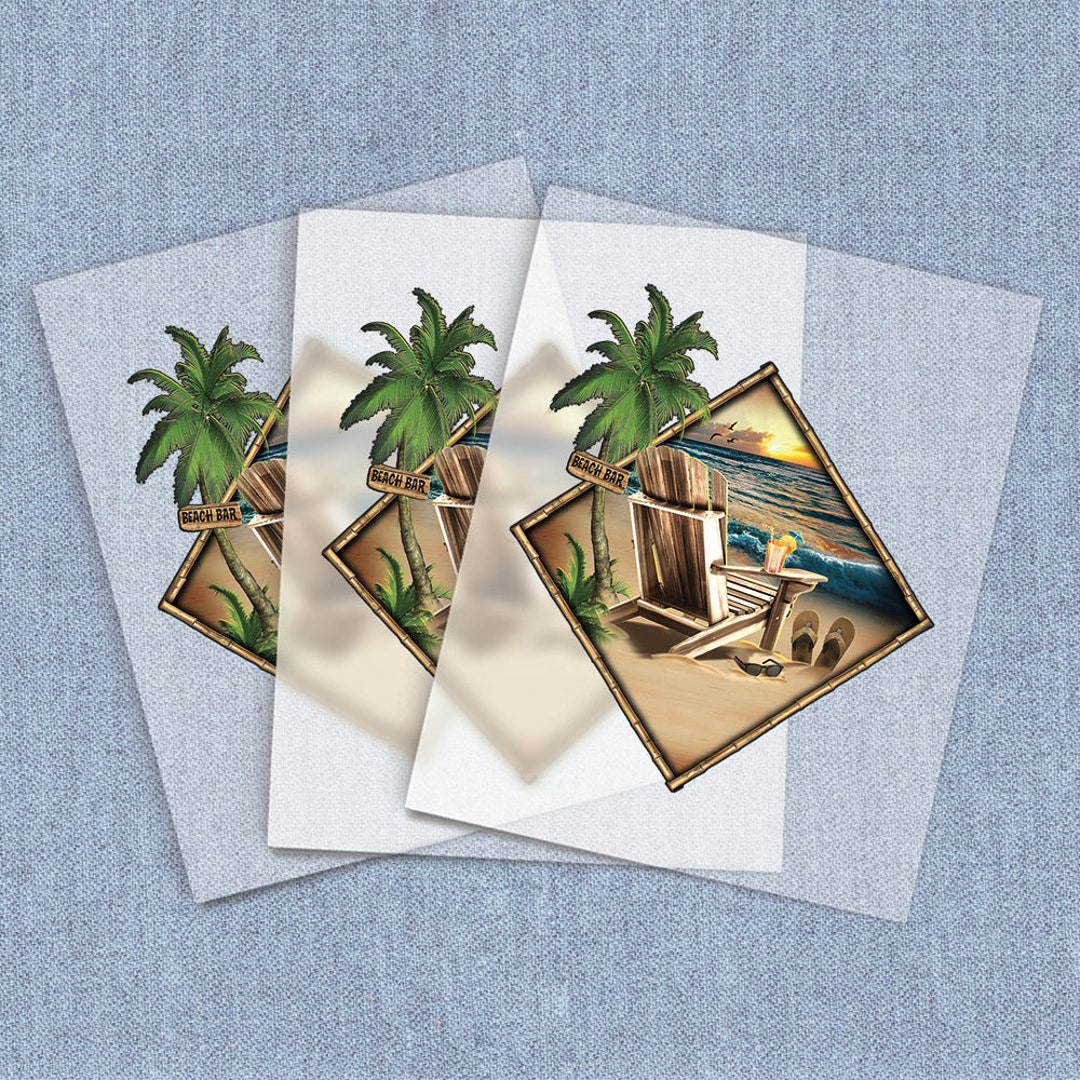 Beach Resort DTF Heat Transfer, Paradise Found Direct-to-film Iron-on ...