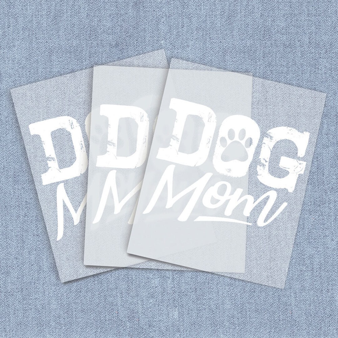 Dog Mom DTF Heat Transfer, Iron-on Transfer, Direct-to-film Home Iron ...