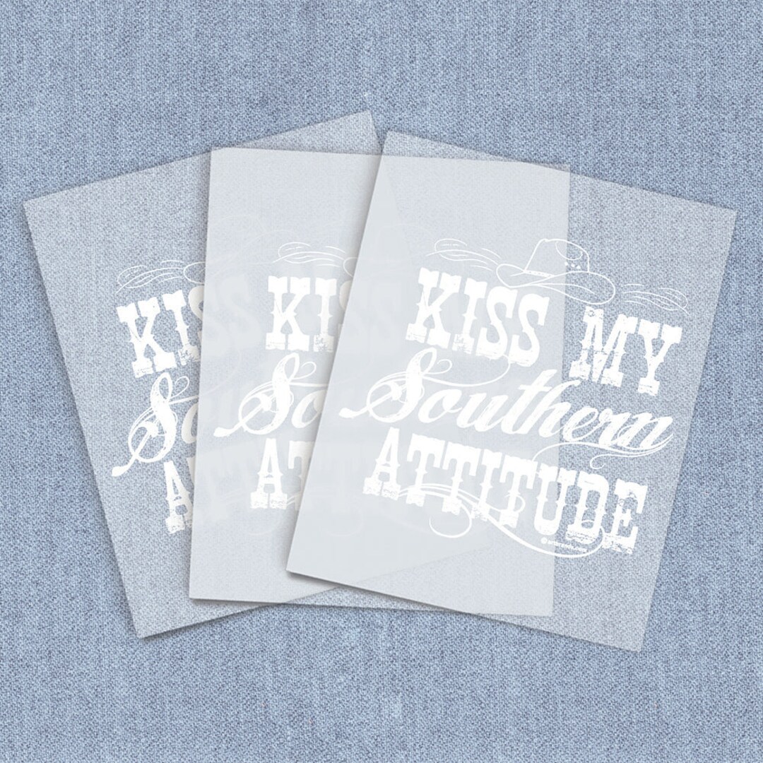 Humor and Novelty DTF Heat Transfer, Attitude Direct-to-film Iron-on ...