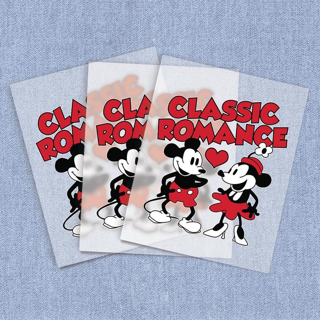 Steamboat Willie Classic Romance, DTF Heat Transfer, Iron-on Transfer ...