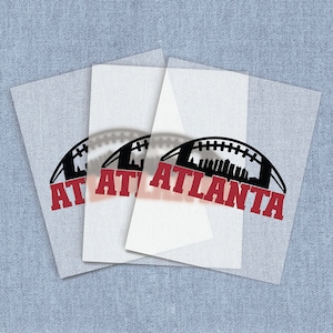 Atlanta Football Direct-to-film Transfers, Sports Team Home Iron-on for ...