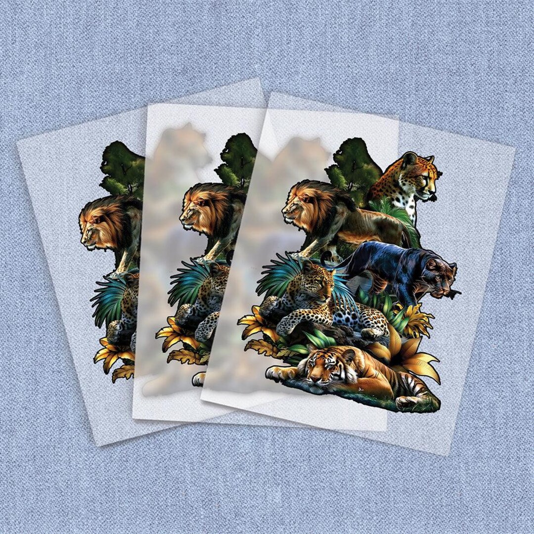 Cats Collage, DTF Heat Transfer, Iron-on Transfer, Direct-to-film Home ...