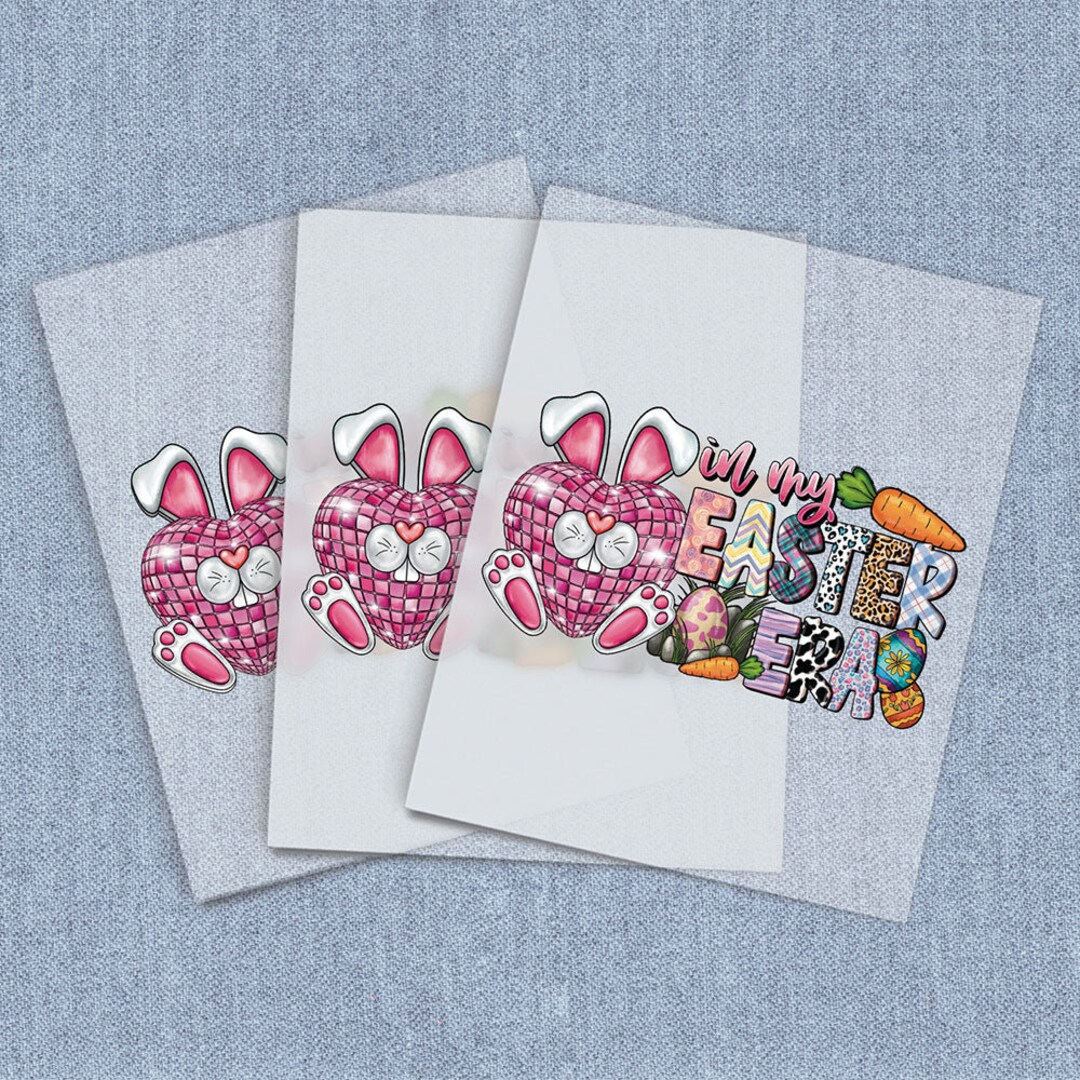 In My Easter Era Iron-on Heat Transfer, Sparkle Bunny DTF Transfers ...