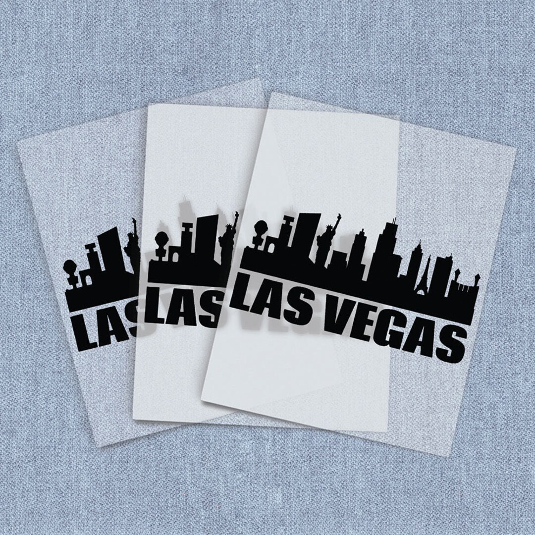 Las Vegas Outline, DTF Heat Transfer, Las Vegas Iron-on Transfer ...