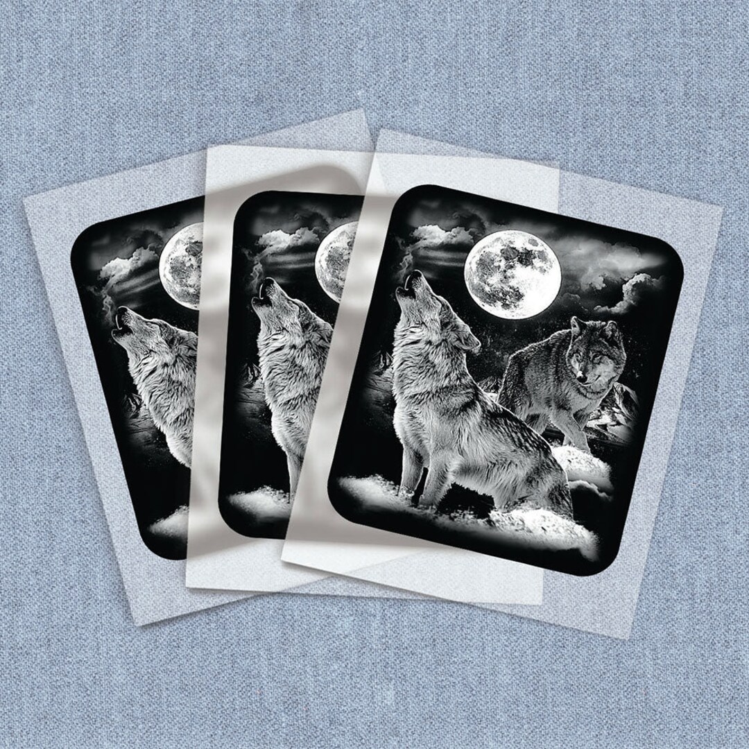 Night Wolves DTF Heat Transfer, Iron-on Transfer, Wilderness Direct-to ...