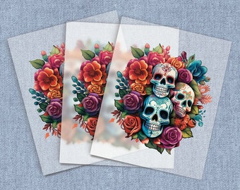 Skull Pose DTF Heat Transfer, Marilyn Iron-on Transfer, Direct-to-film ...