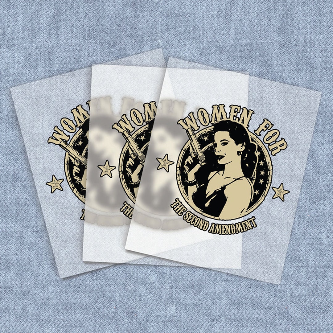 Women for the 2nd Iron-on Heat Transfer, 2nd Amendment DTF Transfers, Home Iron Flower Digital ...