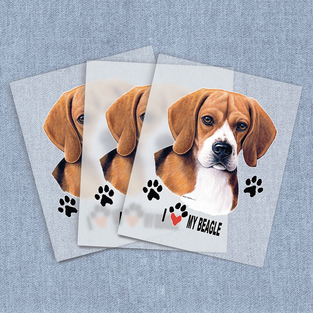 Beagle Direct-to-film Transfers, Animal DTF Heat Transfer, Iron-on Dog ...