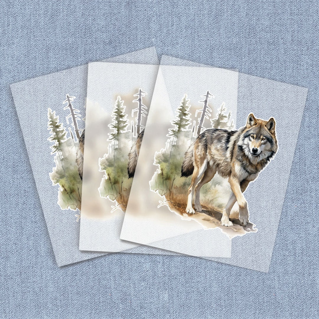 On the Prowl Iron-on Heat Transfer, Wolf DTF Transfers, Home Iron ...