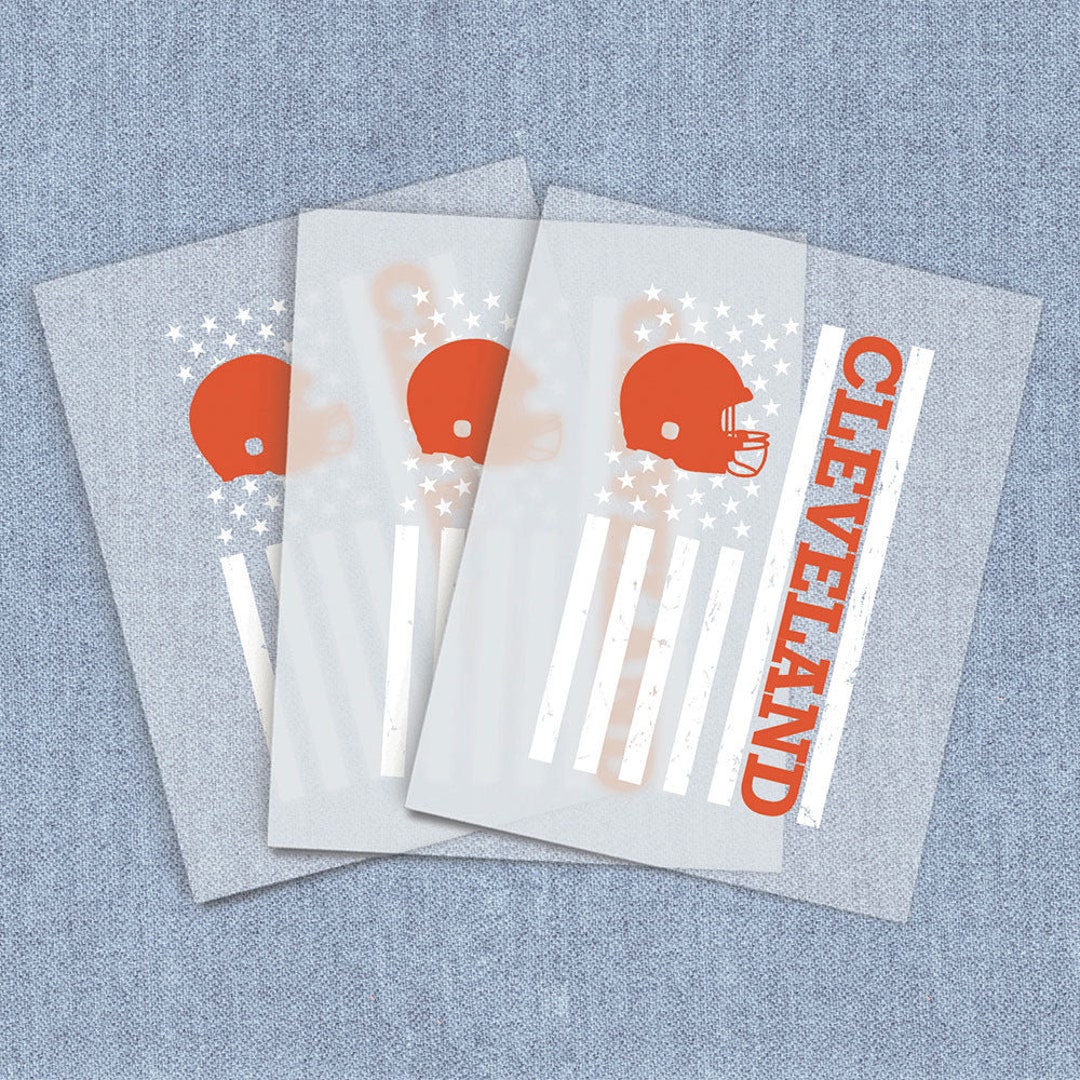 Cleveland Football DTF Heat Transfer, Sports Team Direct-to-film ...