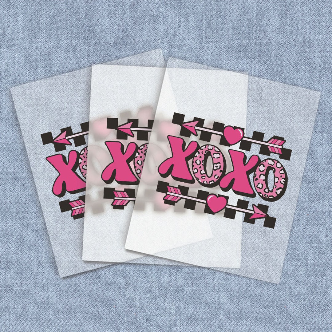 XOXO Arrows Iron-on Heat Transfer, DTF Transfers, Home Iron Hugs and ...