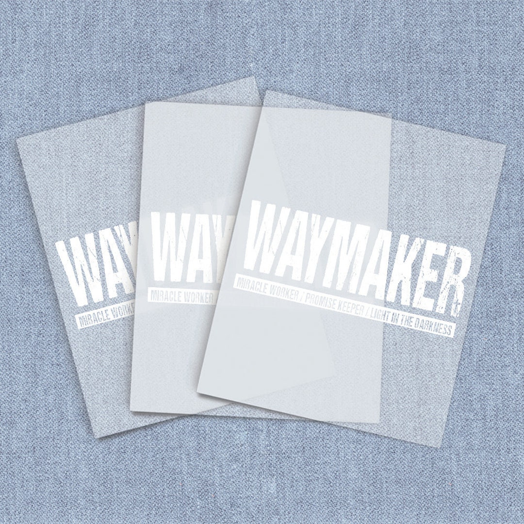 DTF Heat Transfer, Waymaker Strip Direct-to-film Iron-on Transfer, Full ...