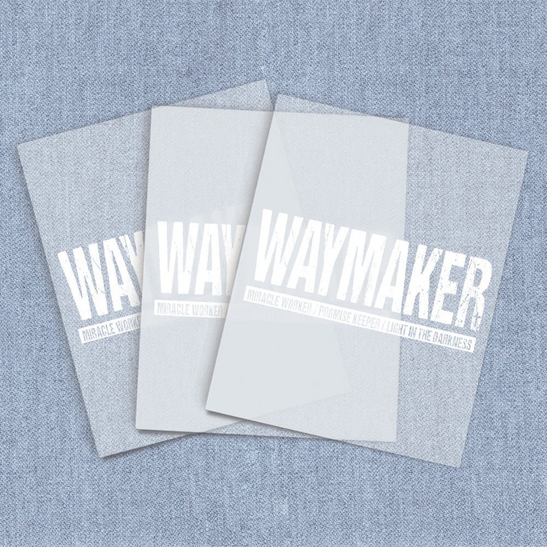 DTF Heat Transfer, Waymaker Strip Direct-to-film Iron-on Transfer, Full ...