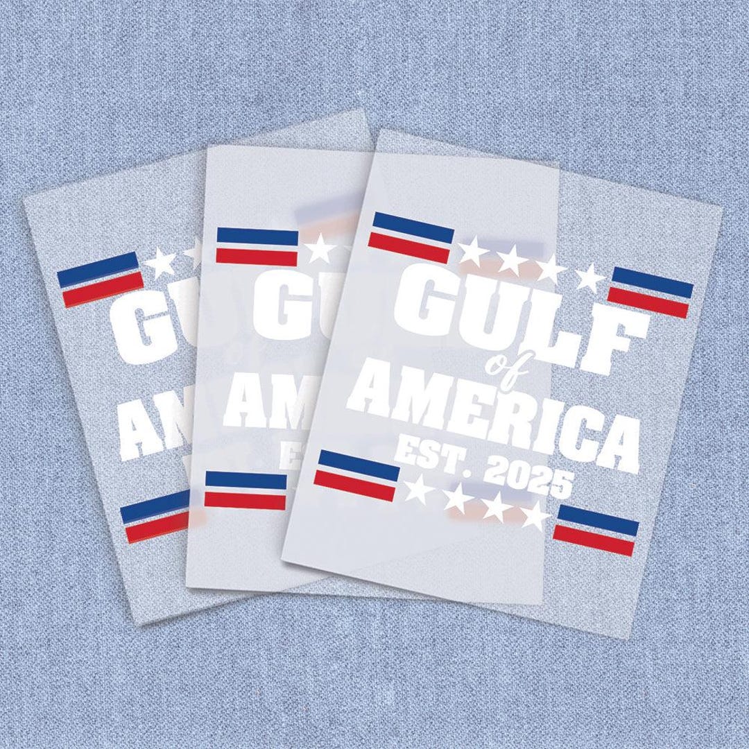 Gulf of America, DTF Heat Transfer, Iron-on Transfer, Direct-to-film ...