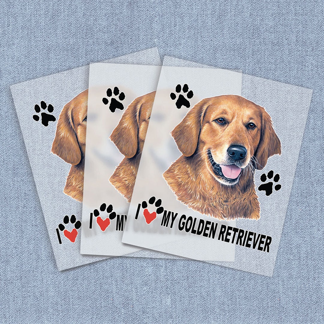 Golden Retriever Direct-to-film Transfers, Animal DTF Heat Transfer, Iron-on Home Iron Transfers ...