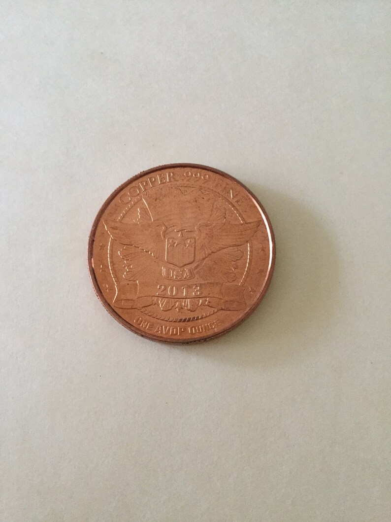 Lady Liberty 1 Ounce Copper Coin - Etsy