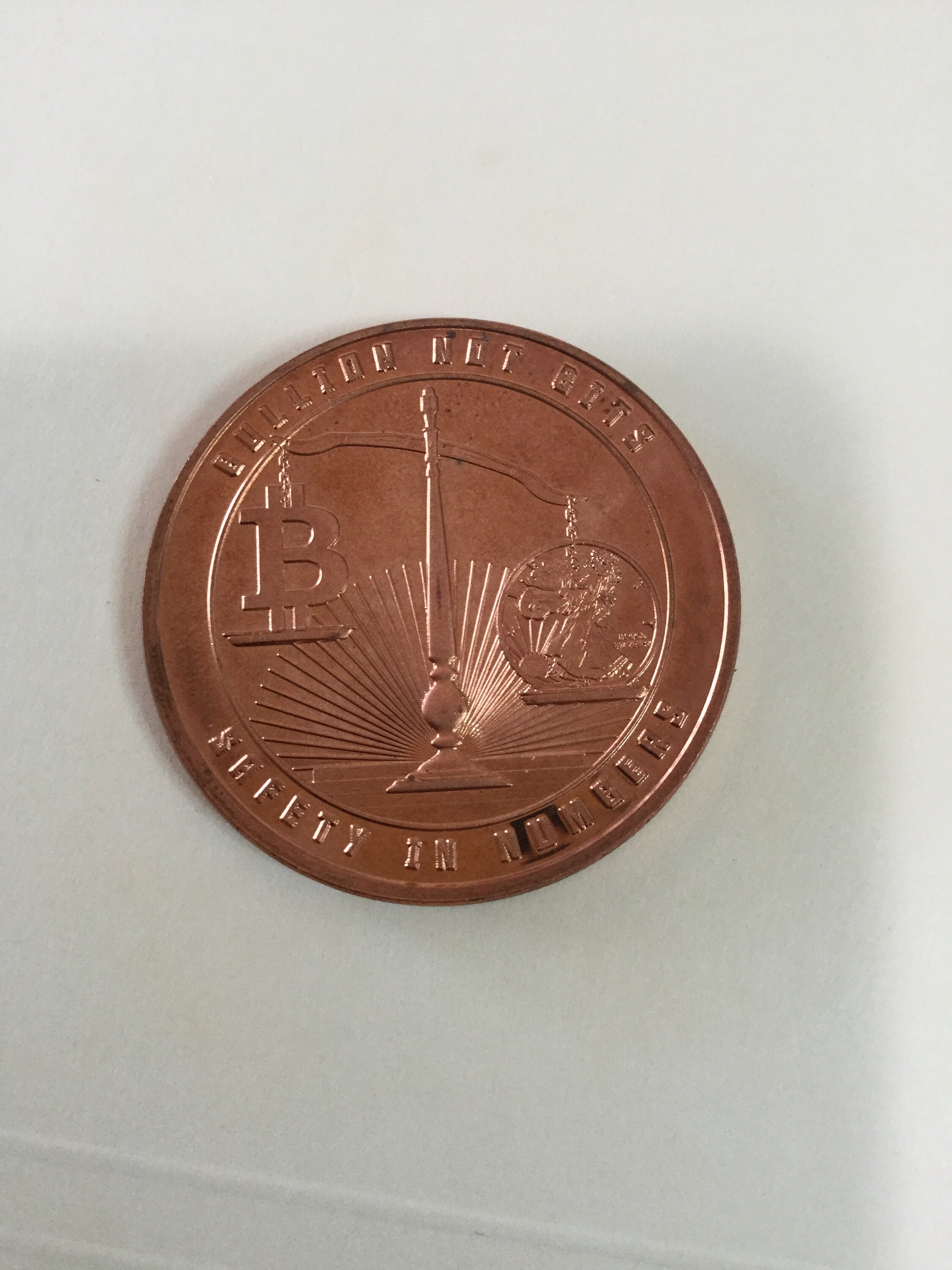 Bitcoin 1 Ounce Copper Commemorative - Etsy UK