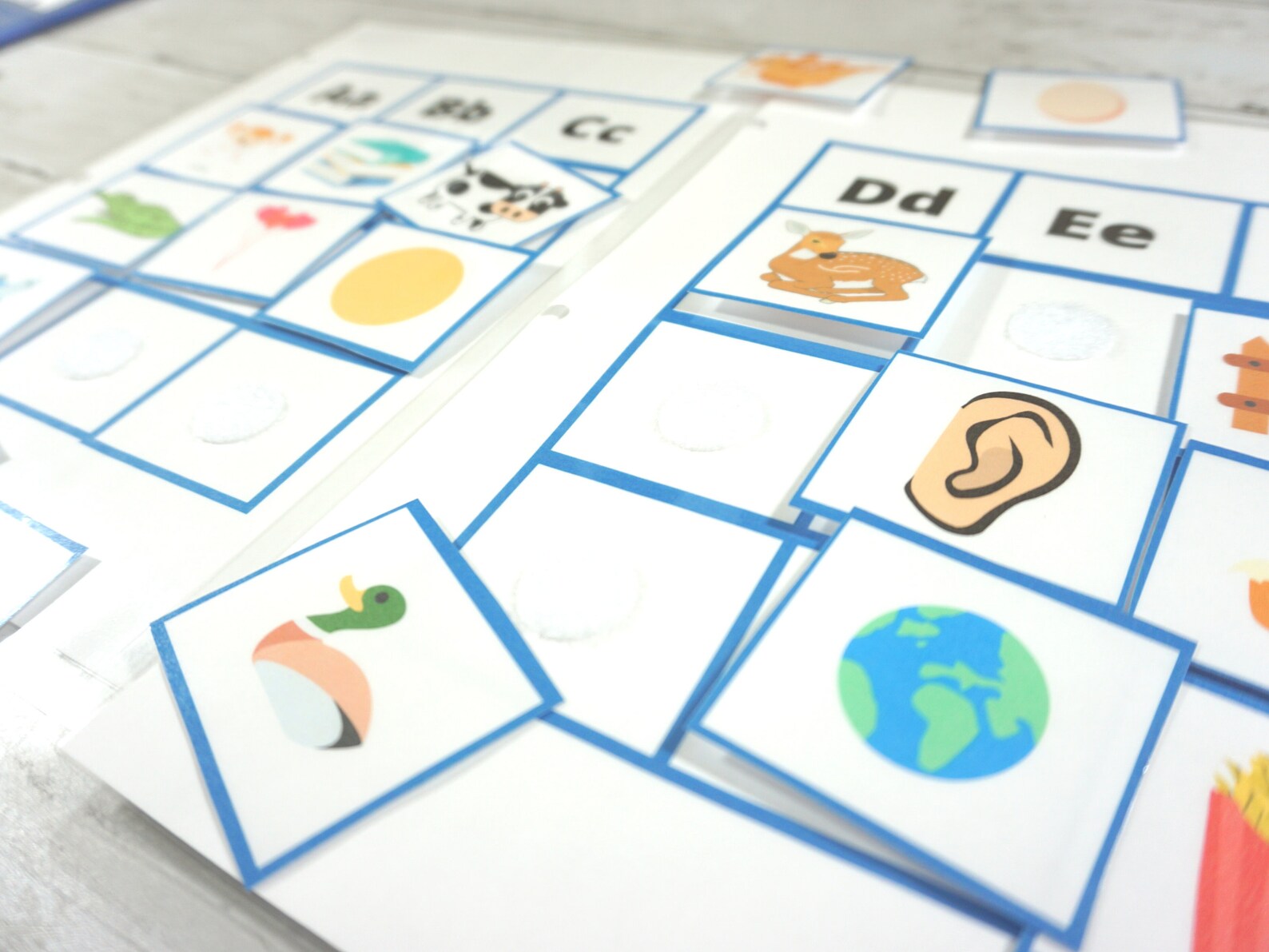 Toddler Quiet Book Activity Printable Beginning Letter Sounds Matching ...