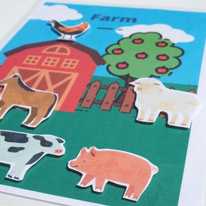 Farm Animal Busy Book Printable Activity Download for Preschool | Pre-k ...