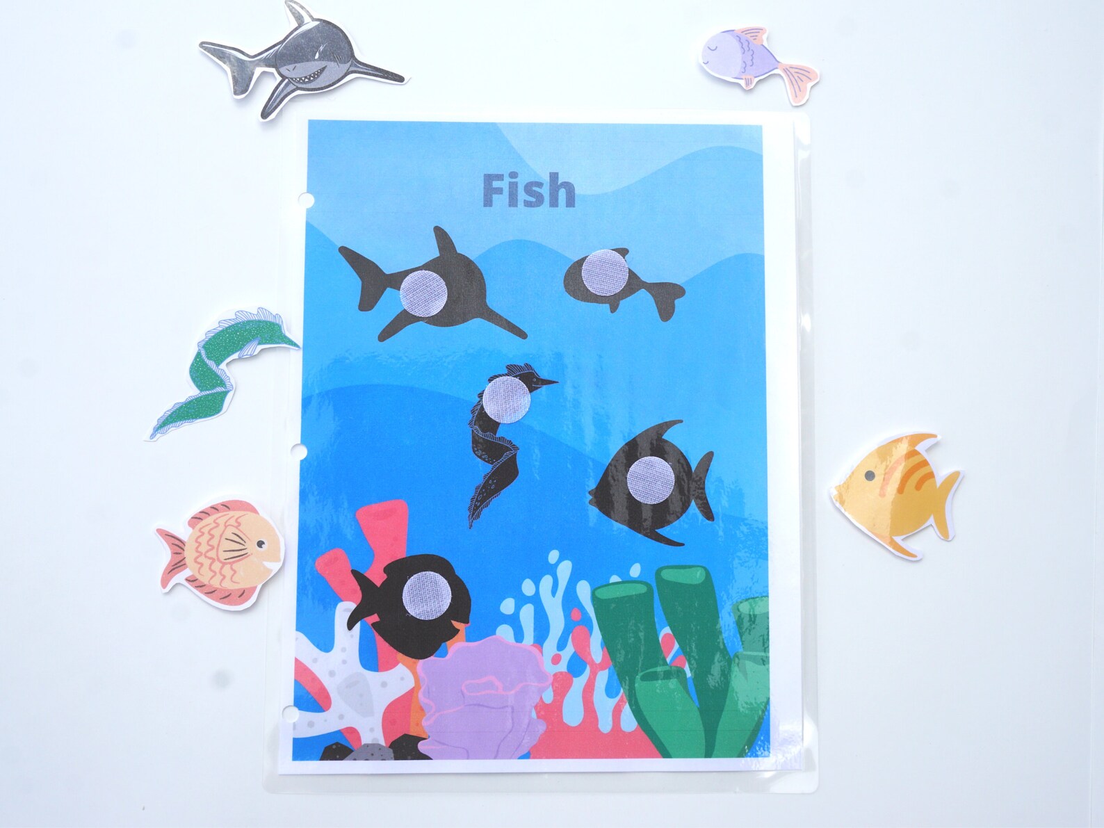Pre-k Fish Printable Activities for Busy Book | Fish Unit | What is a ...