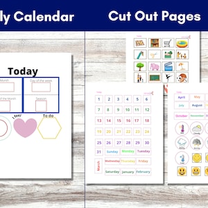 Preschool Morning Time Calendar Printable for Circle Time. Pre-k ...