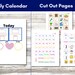 Preschool Morning Time Calendar Printable for Circle Time. Pre-k ...