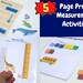 Pre-k Measurement Activity Printable for Busy Book | Preschool Science ...