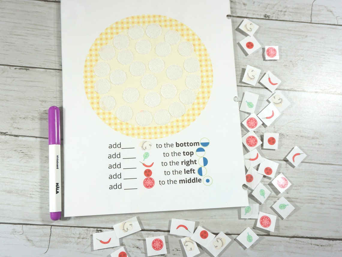 Preschool Math Busy Book Printable. Pre-k Numbers, Counting, Directions ...