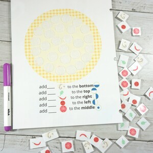 Preschool Math Busy Book Printable. Pre-k Numbers, Counting, Directions ...
