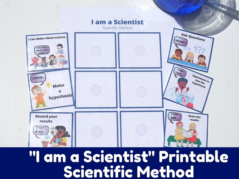 Scientific Method Printable Activity for Preschool and Kindergarten ...