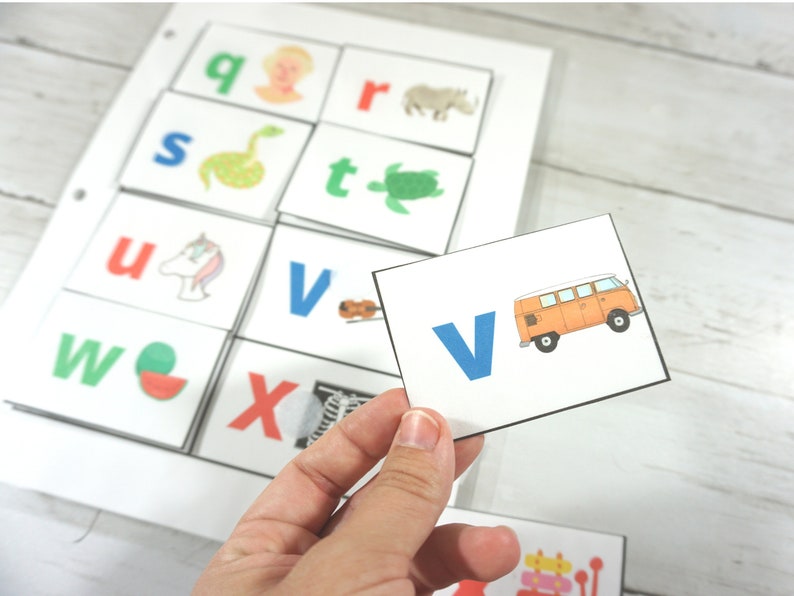 Printable Alphabet Activity Worksheet. Beginning Letter Sounds, ABC ...