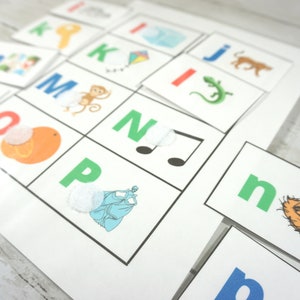 Printable Alphabet Activity Worksheet. Beginning Letter Sounds, ABC ...