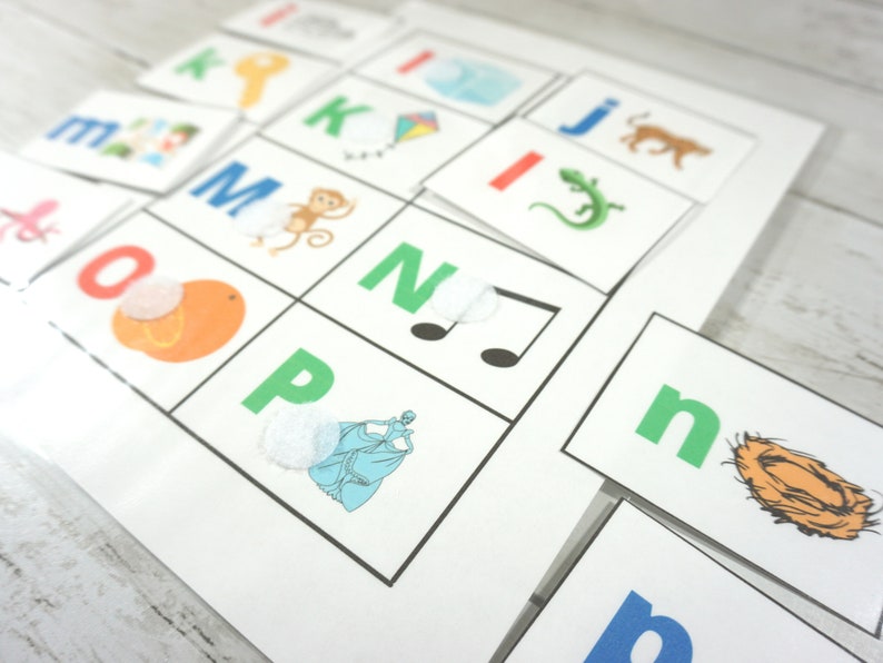 Printable Alphabet Activity Worksheet. Beginning Letter Sounds, ABC ...