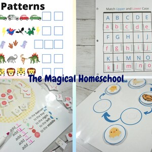 Personalized Preschool Learning Binder Printable Busy Book Homeschool ...