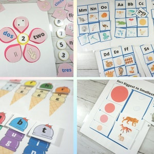 Personalized Preschool Learning Binder | Printable Busy Book ...