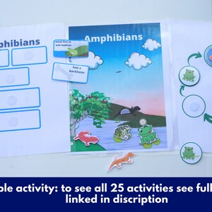 Pre-k Animal Printable Busy Book Activity Bundle | Science, Biomes ...