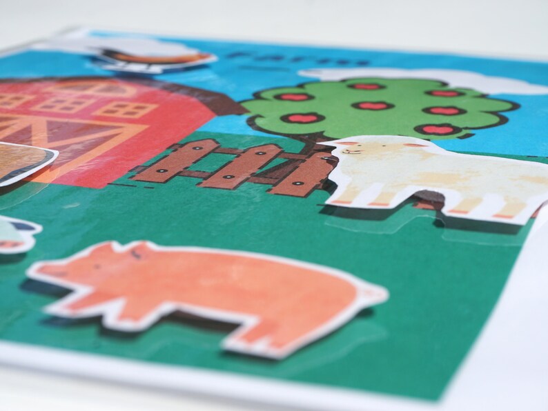 Farm Animal Busy Book Printable Activity Download for Preschool | Pre-k ...