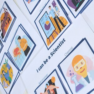 Careers in Science Activity for Pre-k Busy Book | STEM Jobs for Kids ...