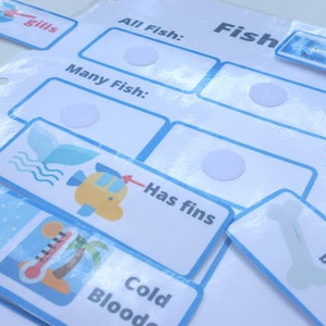 Pre-k Fish Printable Activities for Busy Book | Fish Unit | What is a ...