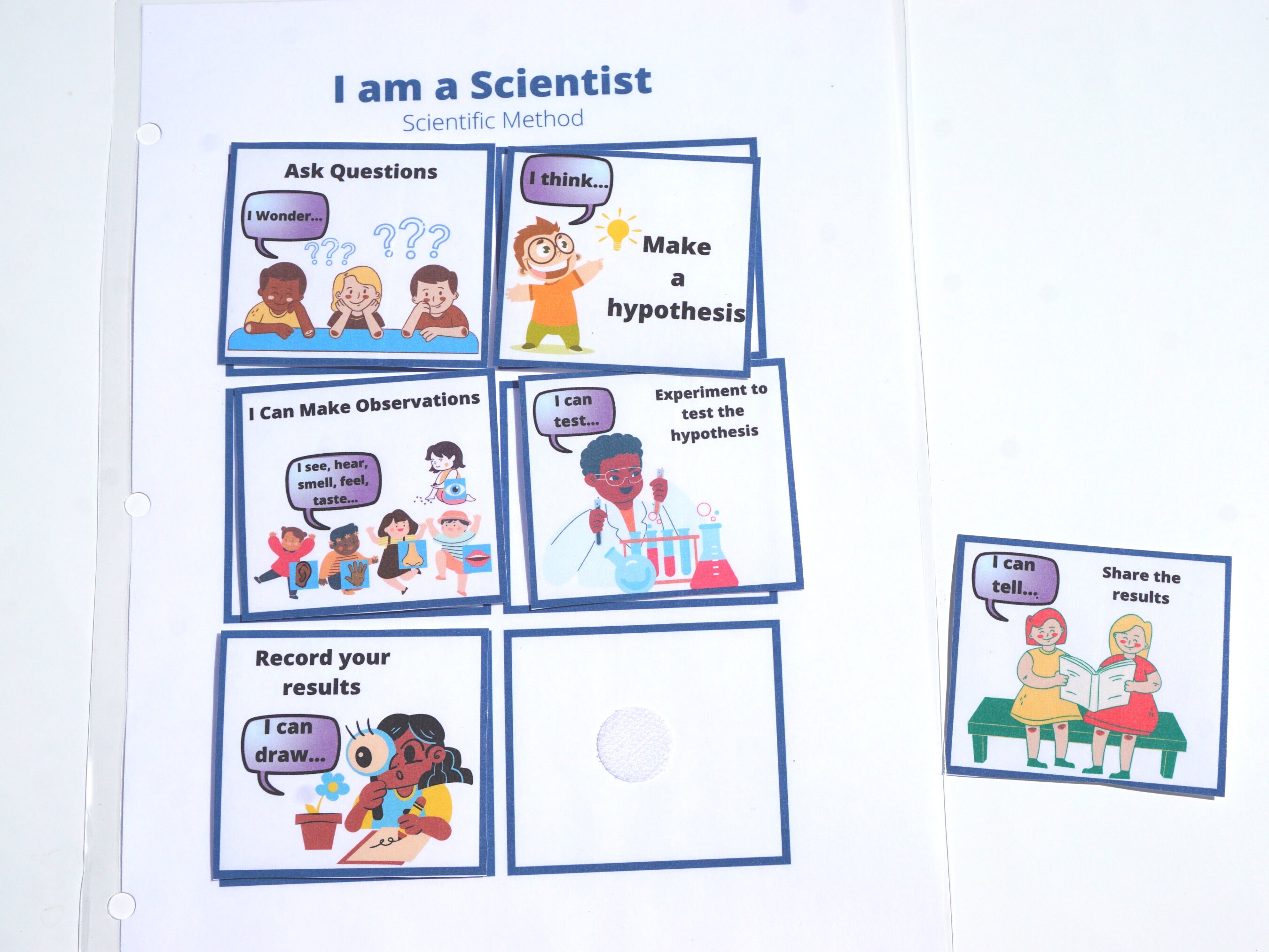 Scientific Method Printable Activity for Preschool and Kindergarten ...
