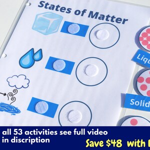 Pre-k SCIENCE Busy Book Curriculum Science Unit Study Printable BUNDLE ...