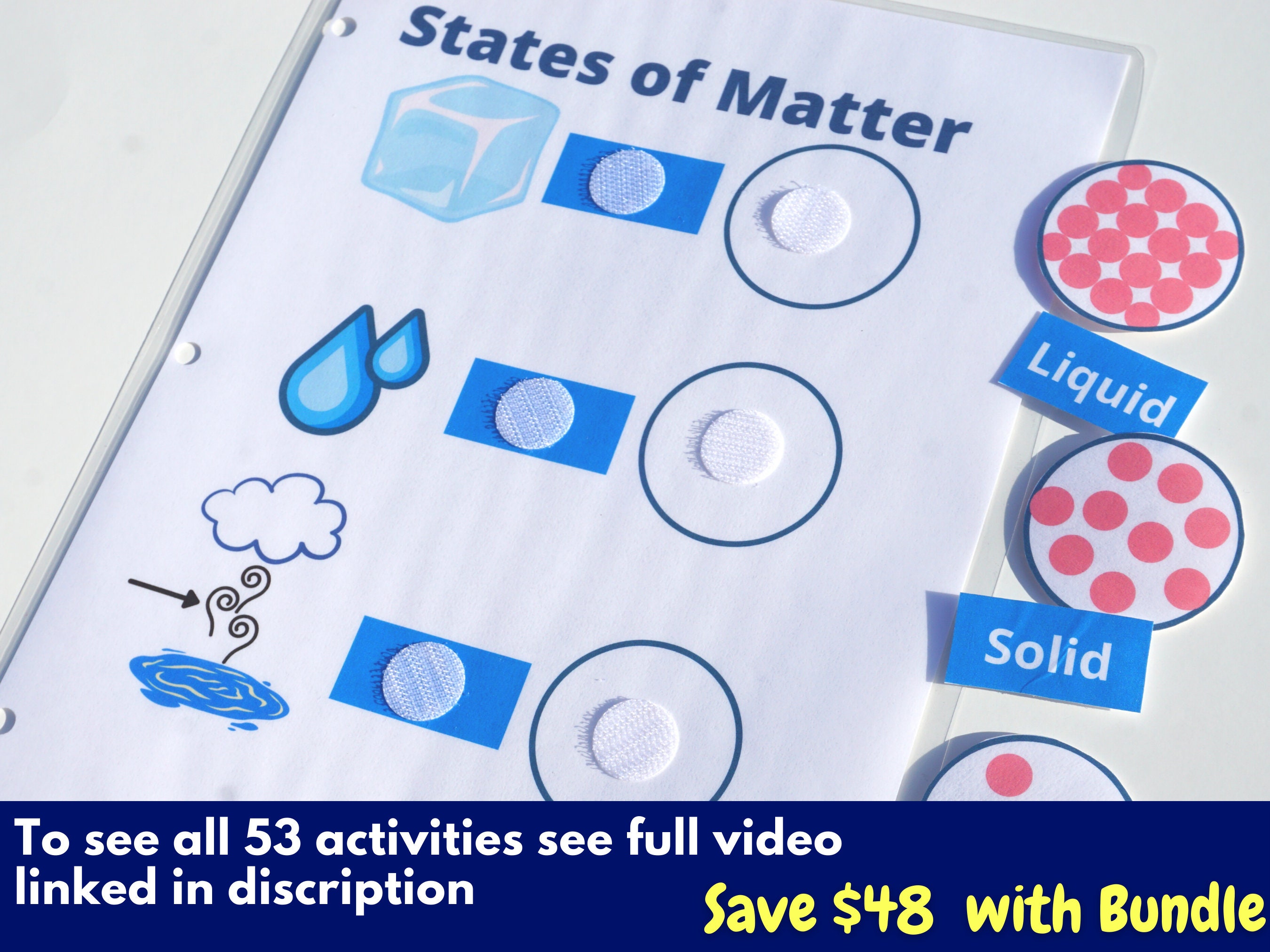 Pre-k SCIENCE Busy Book Curriculum Science Unit Study Printable BUNDLE ...