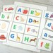 Printable Alphabet Activity Worksheet. Beginning Letter Sounds, ABC ...