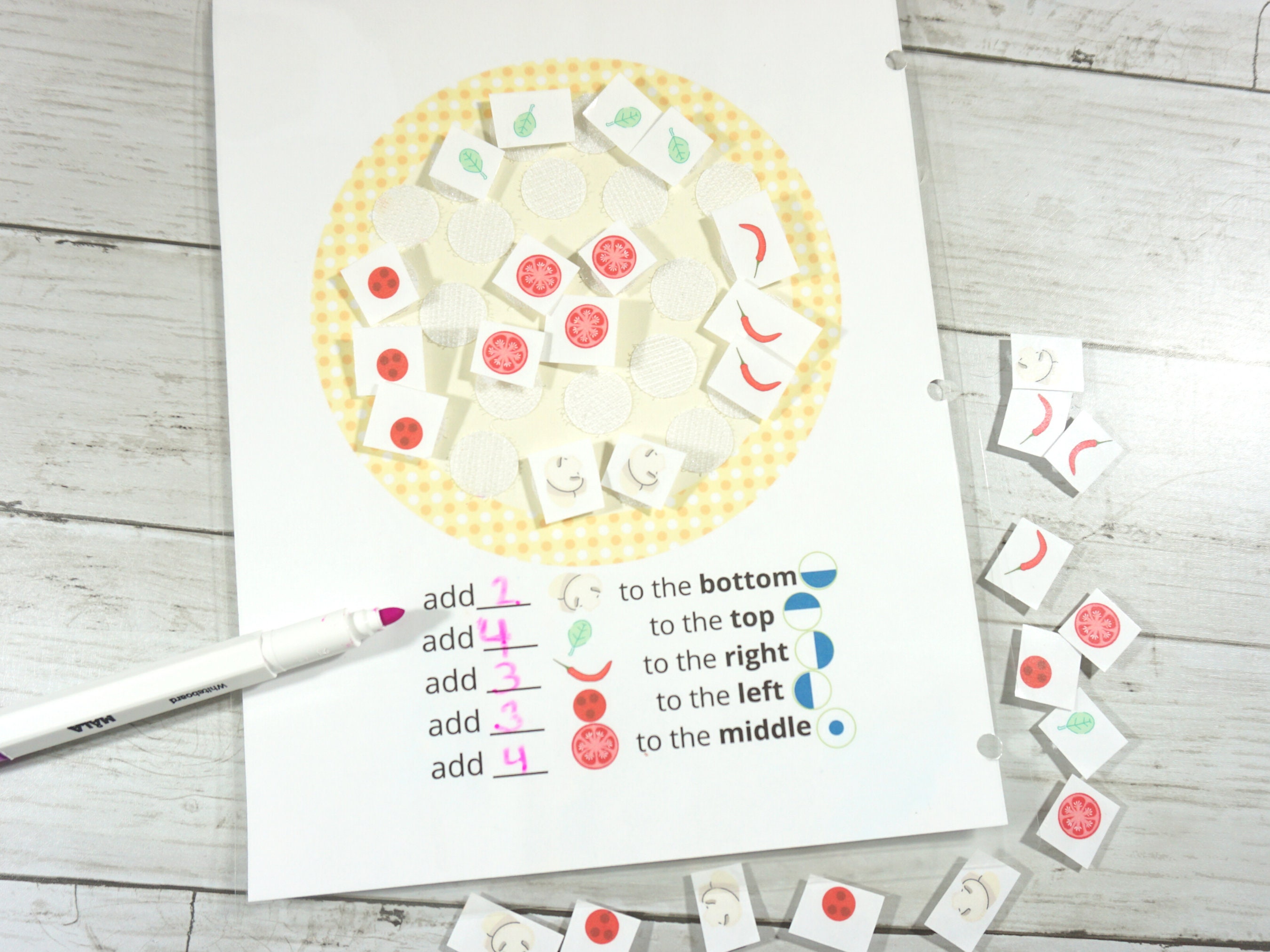 Preschool Math Busy Book Printable. Pre-k Numbers, Counting, Directions ...