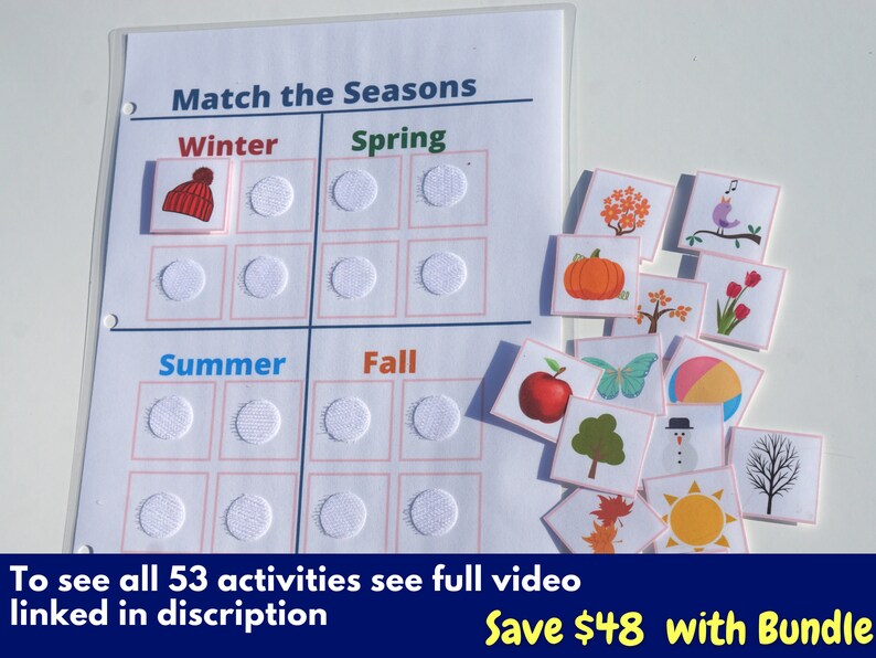 Pre-k SCIENCE Busy Book Curriculum Science Unit Study Printable BUNDLE ...